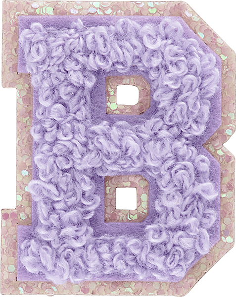 Paradise Mini Glitter Varsity Smiley Face Patch | Stoney Clover Lane ...