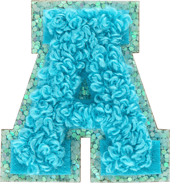 Surfs Up Mini Glitter Varsity Smiley Face Patch | Stoney Clover Lane ...