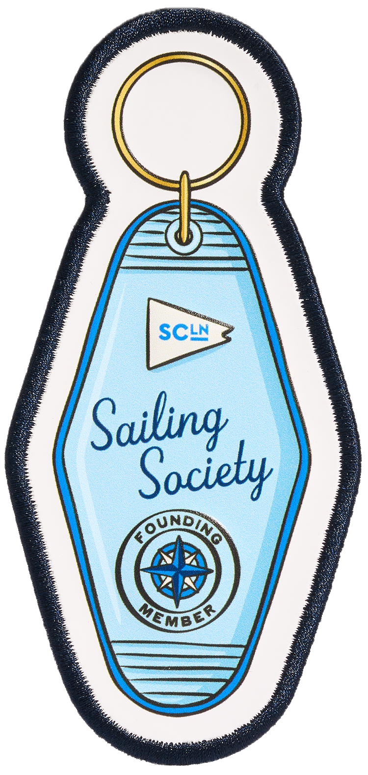 Sailing Society Key Chain Patch