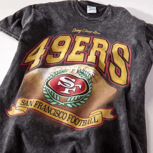 Stoney Clover Lane X '47 San Francisco 49ers Glitter Rocker Vintage Te
