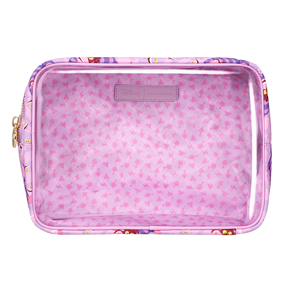 Alice in Wonderland Clear Front Large Pouch | Customizable Large Pouch - Stoney Clover Lane