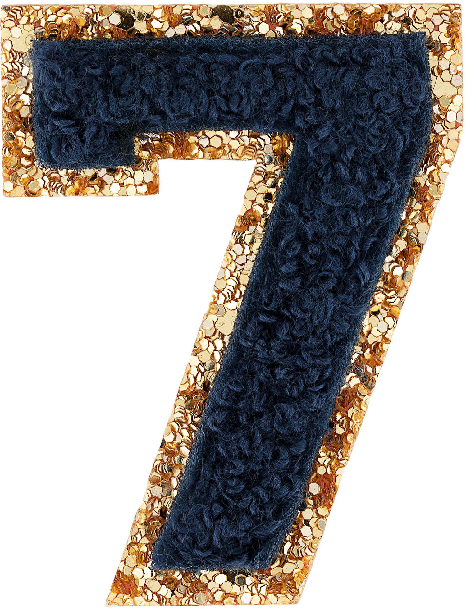 Glitter Varsity Number Patches | Stoney Clover Lane Patches