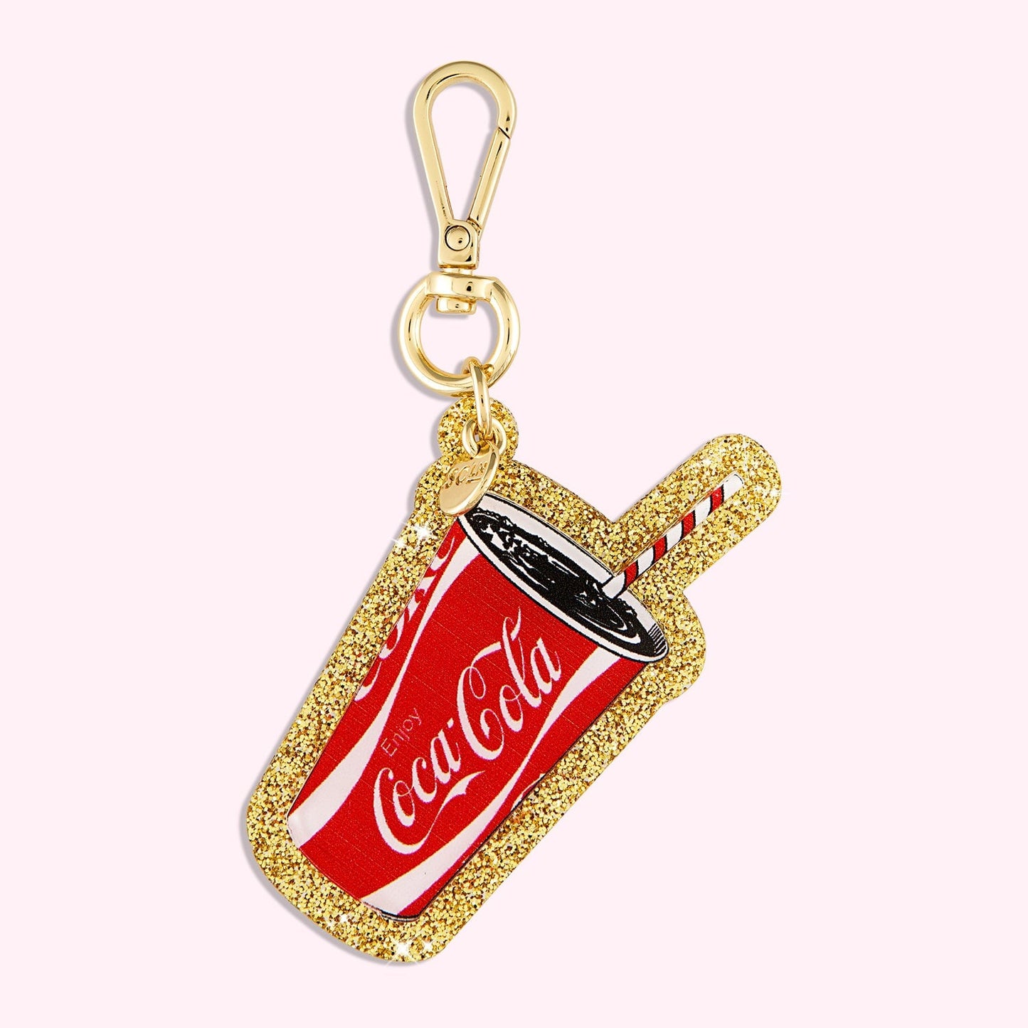 Coca-Cola Fountain Coke Glitter Bag Charm