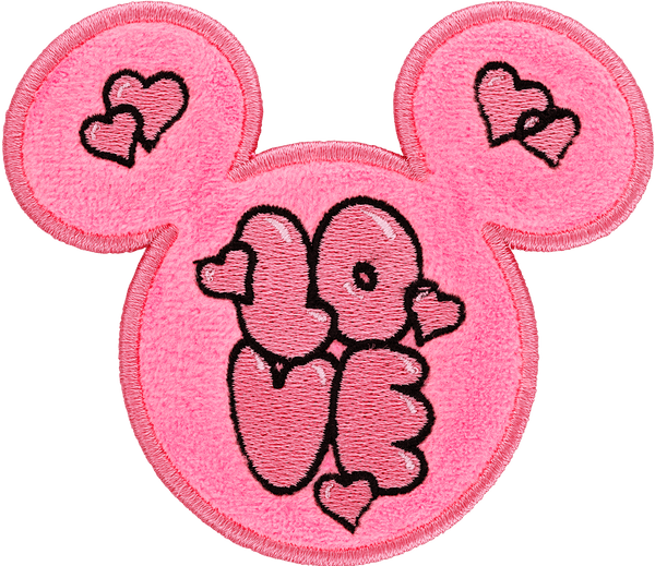 Mickey & Minnie Mouse Heart Patch | Stoney Clover Lane