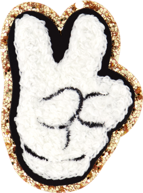 Disney Mickey Mouse Peace Sign Varsity Patch