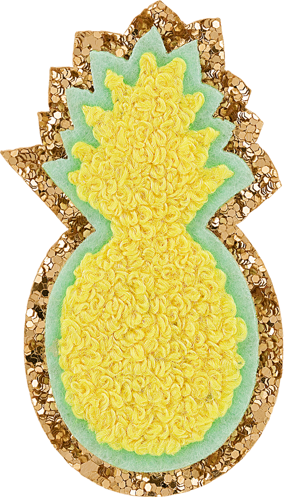 Glitter Pineapple Patch | Embroidered Patch - Stoney Clover Lane