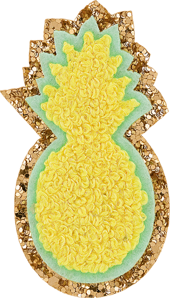 Glitter Pineapple Patch | Embroidered Patch - Stoney Clover Lane