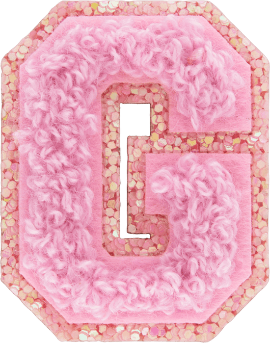 Sunset Chaser Mini Glitter Varsity Smiley Face Patch | Stoney Clover ...