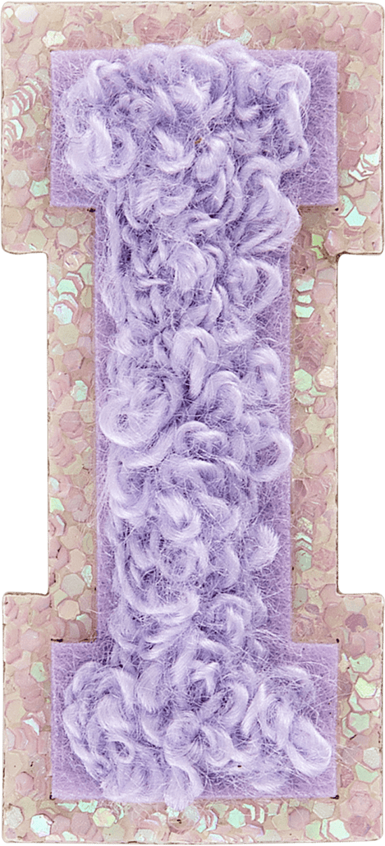 Paradise Mini Glitter Varsity Smiley Face Patch | Stoney Clover Lane ...