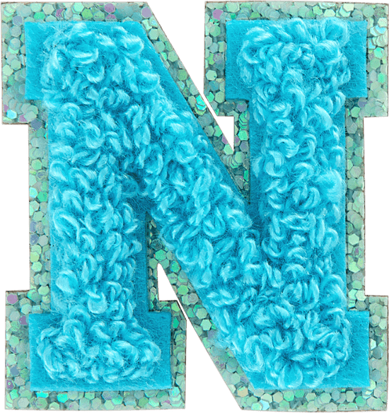 Surfs Up Mini Glitter Varsity Smiley Face Patch | Stoney Clover Lane ...
