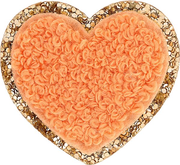 Banana Glitter Heart Patch | Embroidered Patch - Stoney Clover Lane